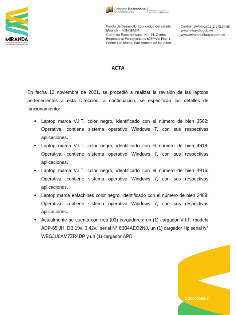 Modelos de Actas | PDF | Equipo de oficina | Ingeniería Informática