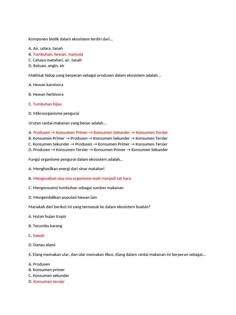 Soal Les 10 Okt | PDF