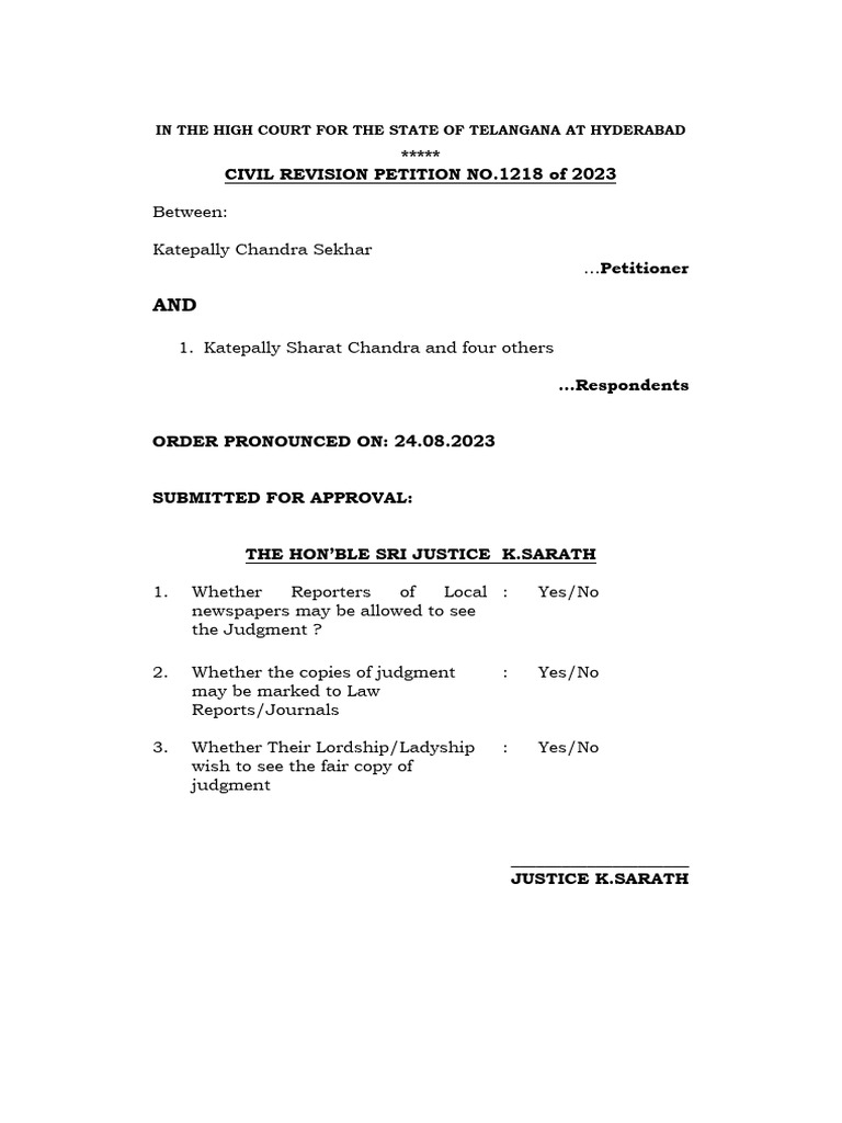 CRP 1218 2023 | PDF