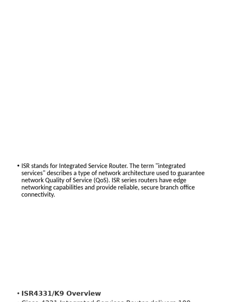 Cisco ISR4331-SECK9 Router-Datasheet | PDF
