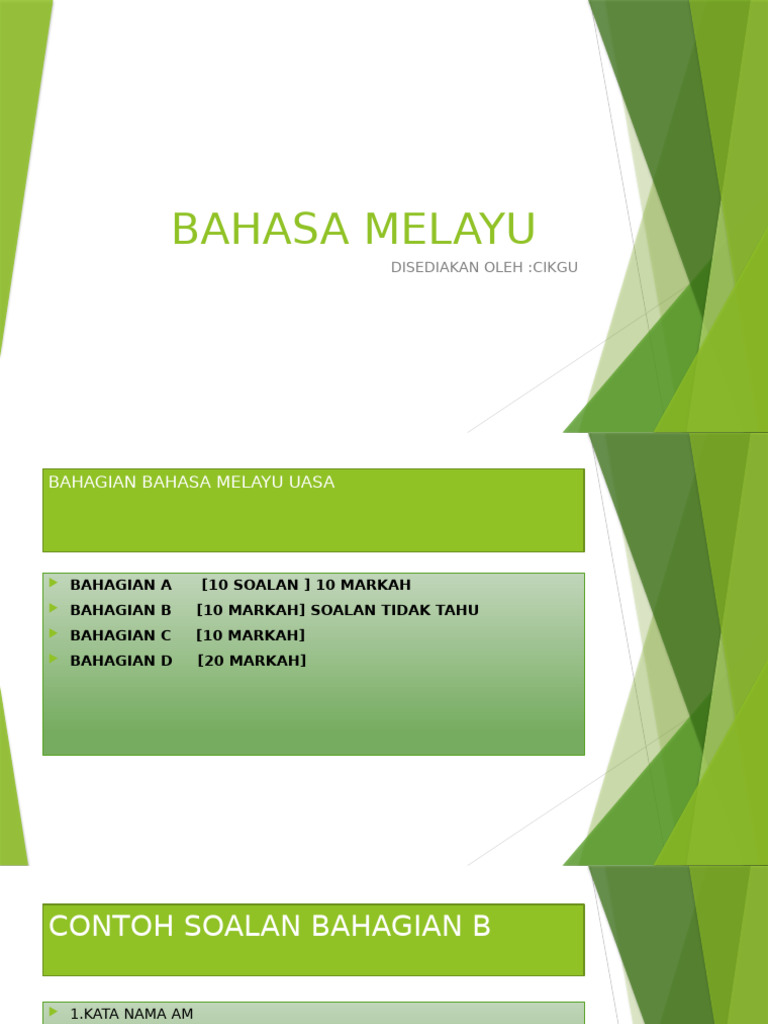 Bahasa Melayu | PDF