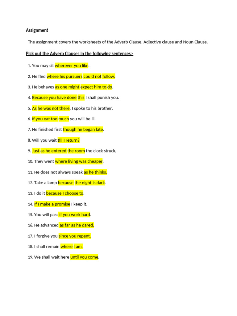 Syntax Solved Exercise | PDF