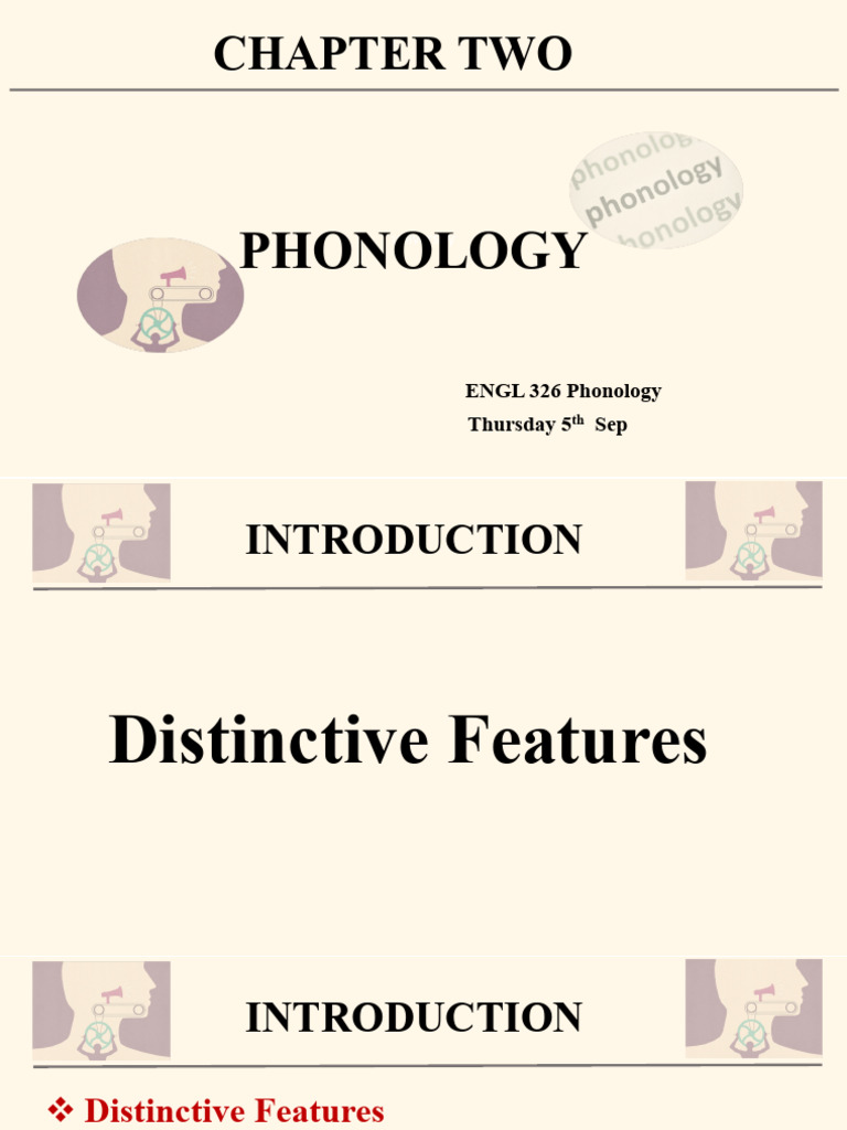Phonology - Chapter 2 - Part 1 - S 3 | PDF