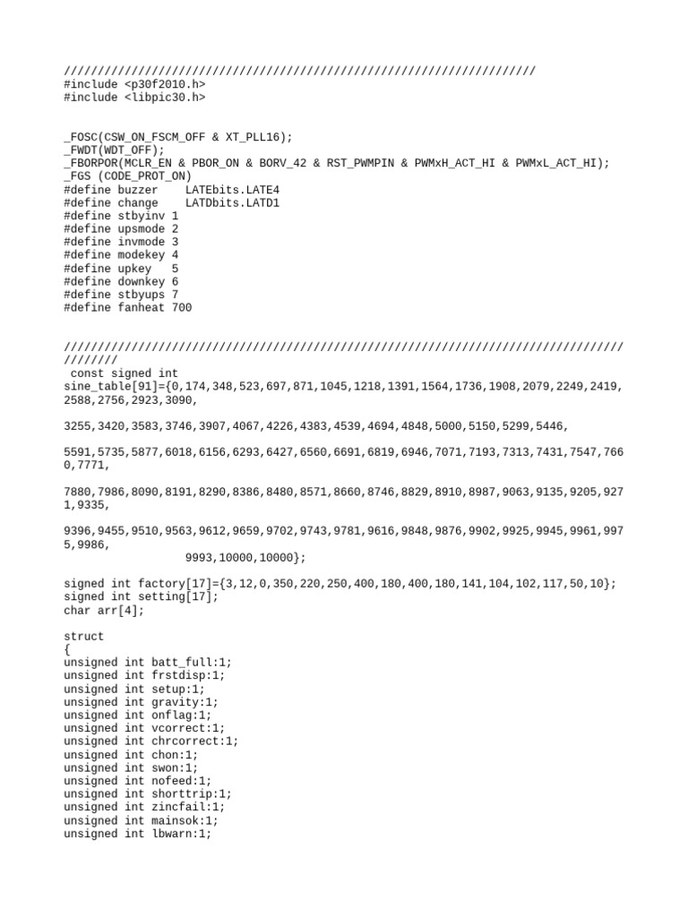 DSP All in One Code | PDF