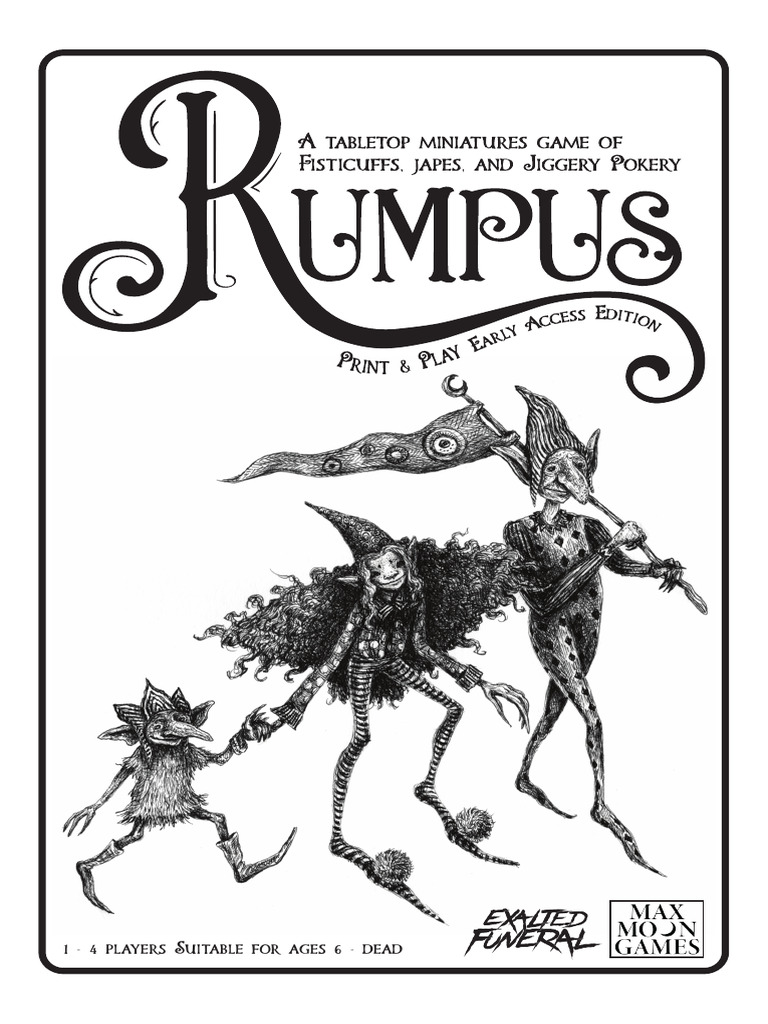 Rumpus Print and Play - v0-1 | PDF