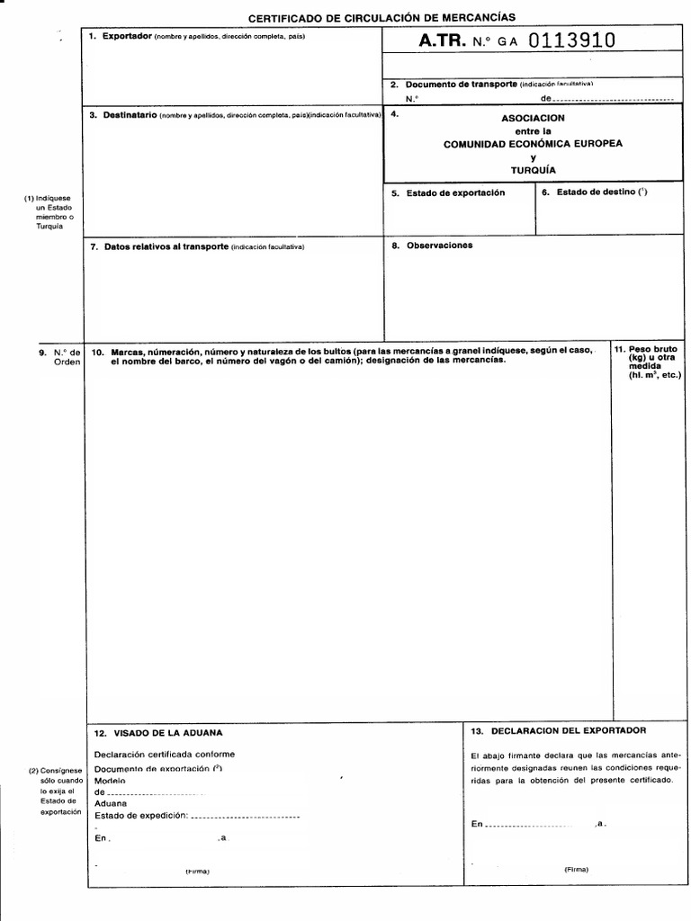ATR - Turquía | PDF
