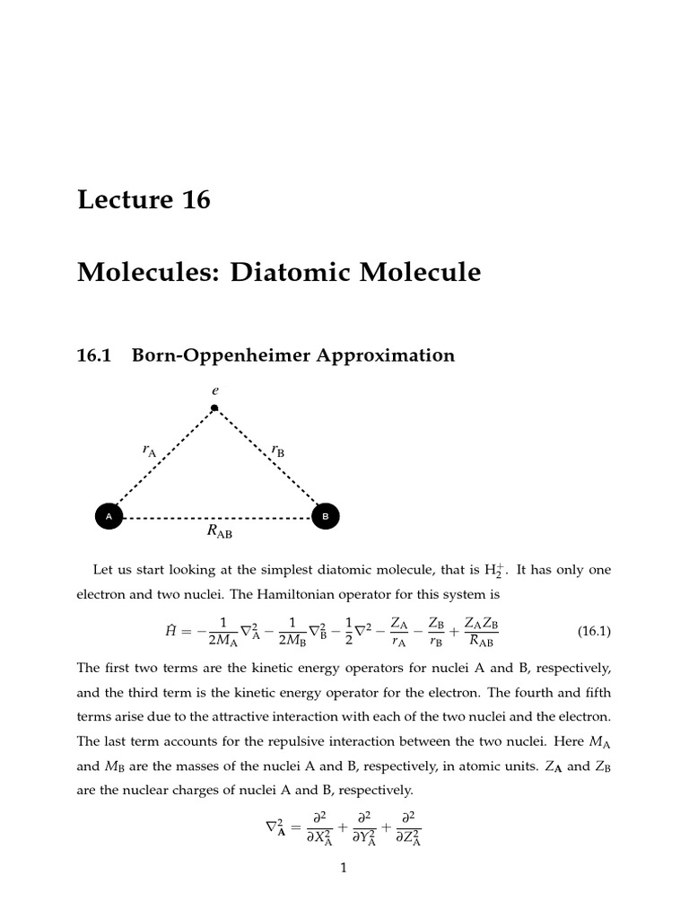 CHM621 2024 25 I Lecture16 | PDF | Atomic Physics | Chemistry