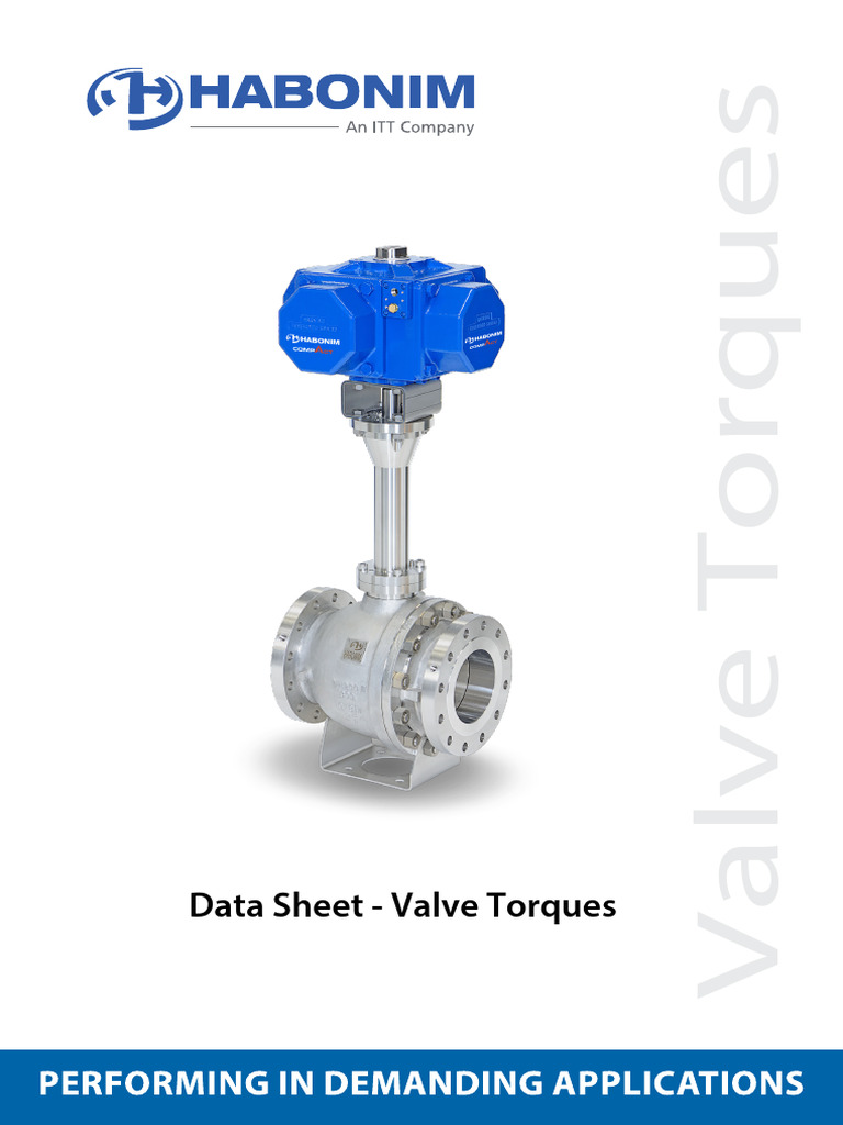Data Sheet Valve Torques v2 1 | PDF