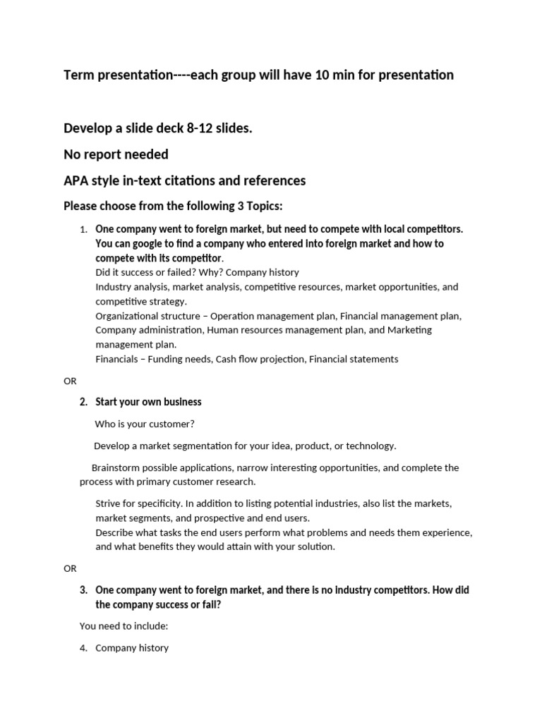 Week 6 - Group Presentation | PDF