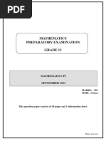 Mathematics P2 September 2024 (MEMO) (9 Sept) | PDF