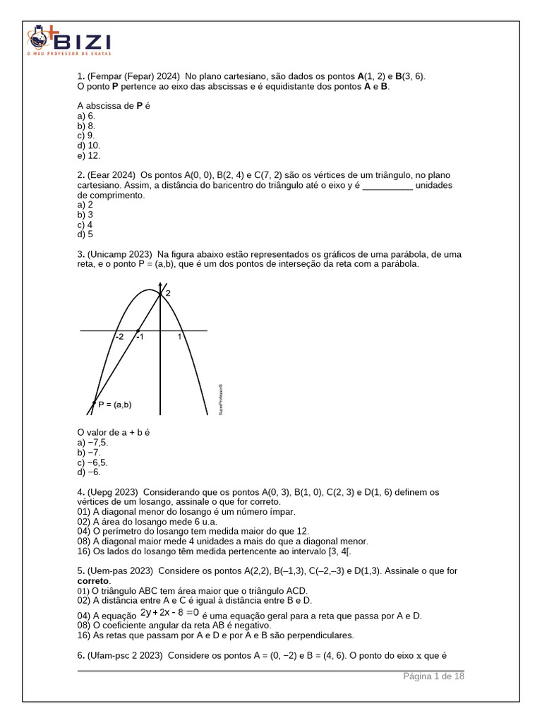 Matriz e Analitica Em PDF | PDF