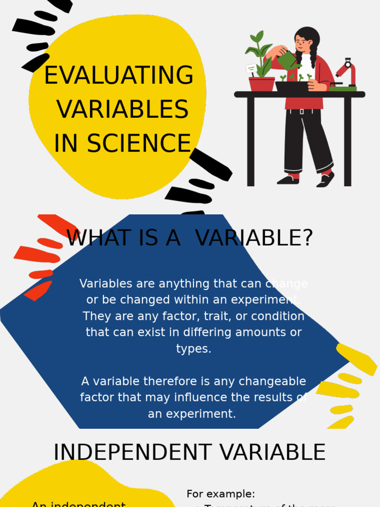 Q1 W4 Day2 Identifying-Variables-In-Science | PDF | Experiment | Plants