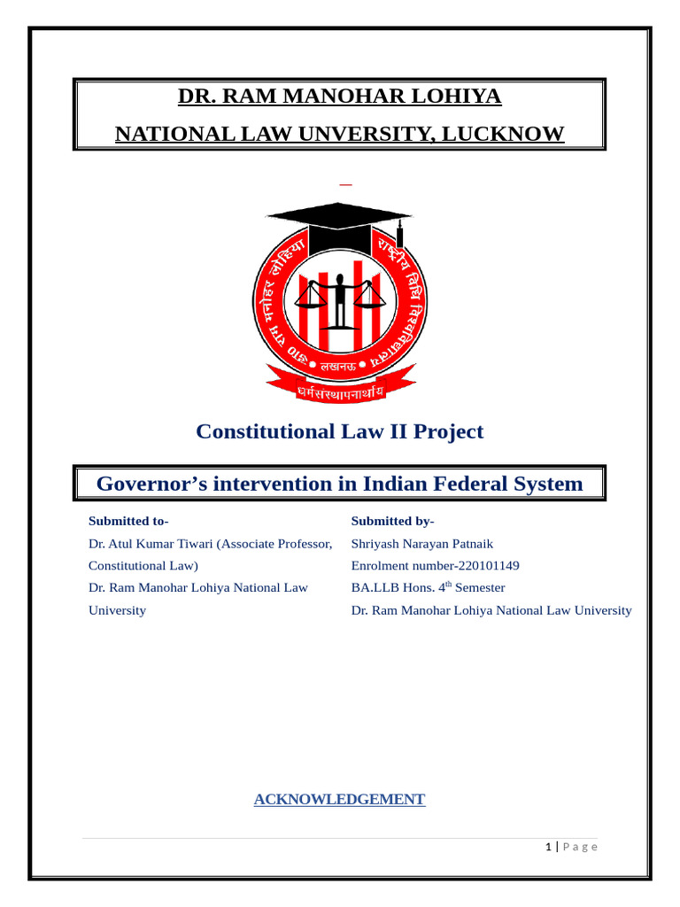 Constitutional Law 2 Project | PDF