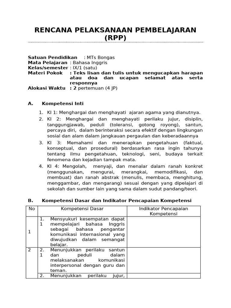 (Unit 1) RPP Good Luck! | PDF