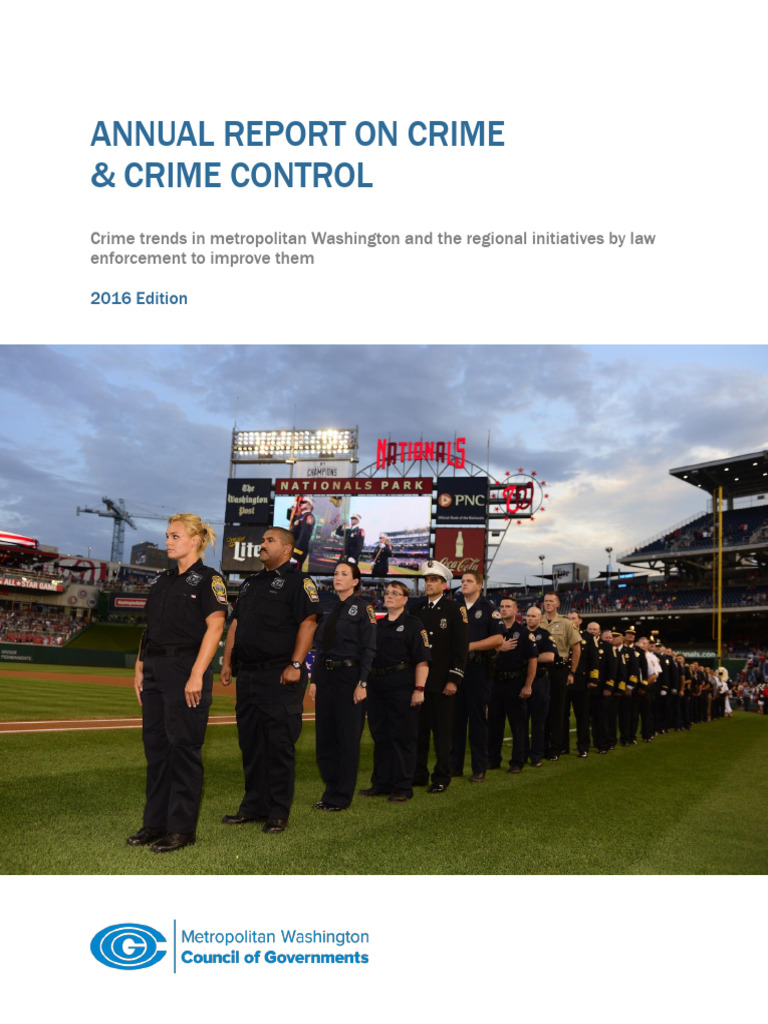 COG Annual Report On Crime and Crime Control FINAL | PDF | Uniform ...