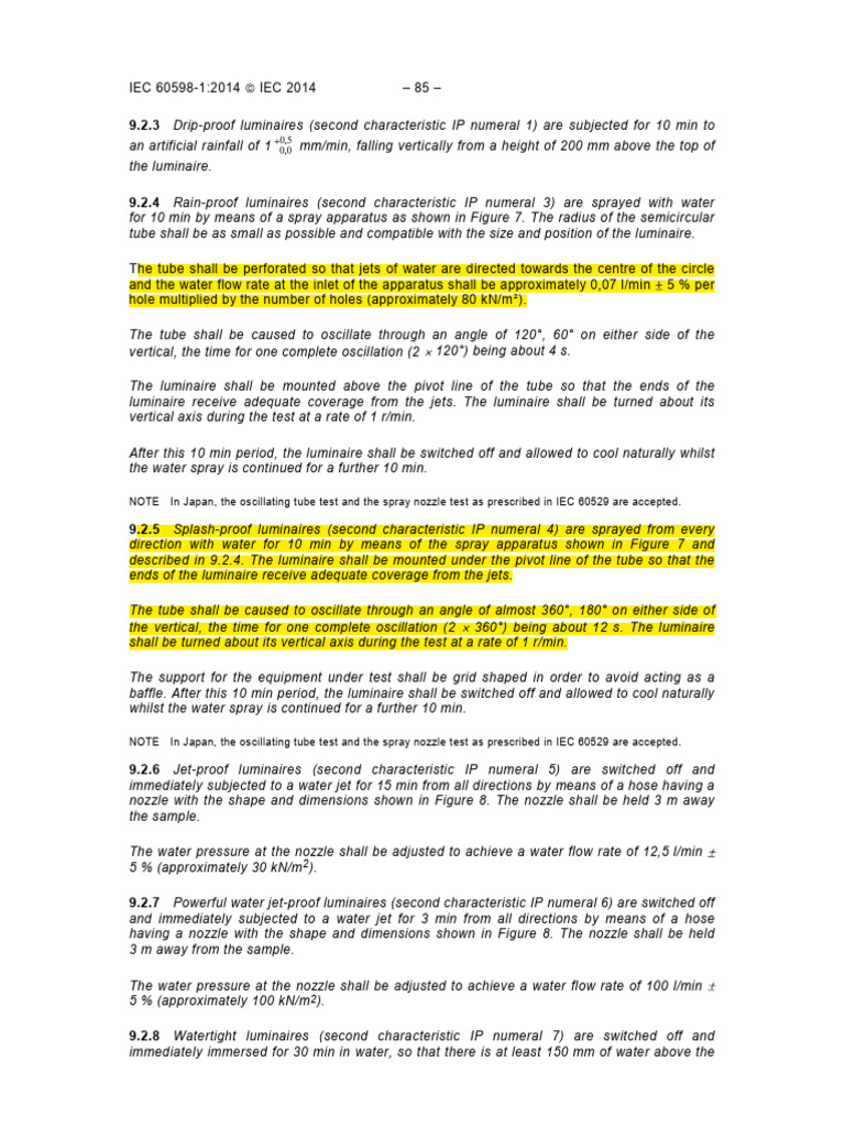 Iec 60598-1-2014 | PDF