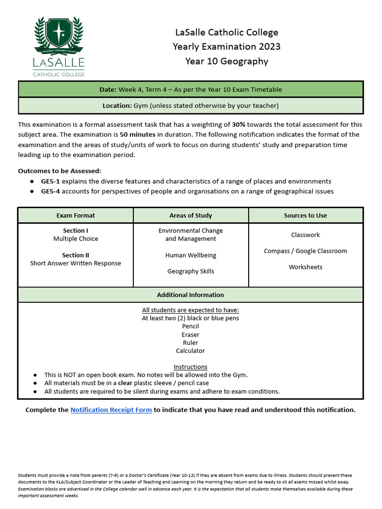 10GEO Task 2 Notification 2023 | PDF