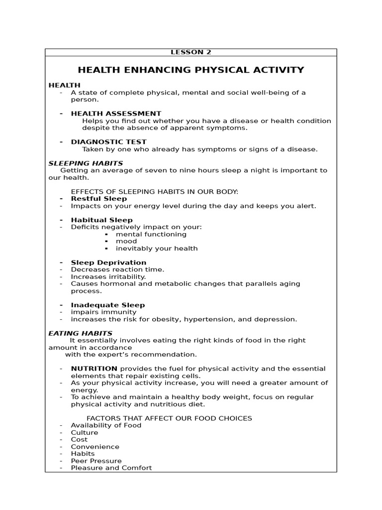 Lesson 2 Topic | PDF