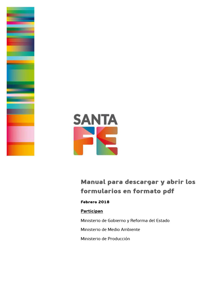 Manual para Descargar y Abrir Los Formularios en Formato PDF | PDF