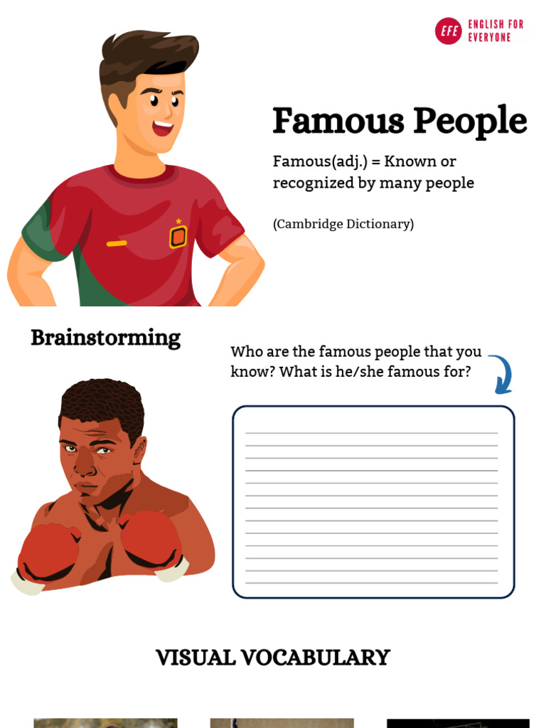 HS - Famous People | PDF
