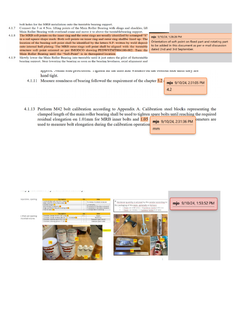 MRB Installation Comment From Imodco | PDF