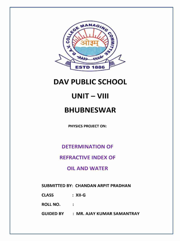 Physics Project 12 | PDF