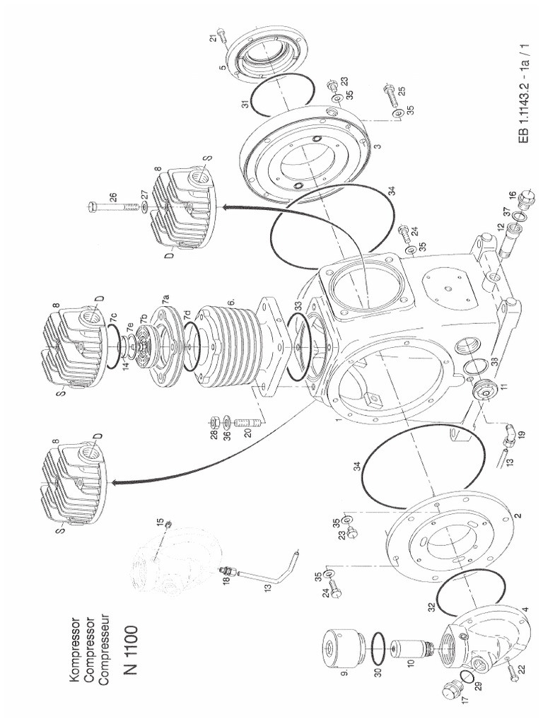 Piese in Explozie N1100 | PDF