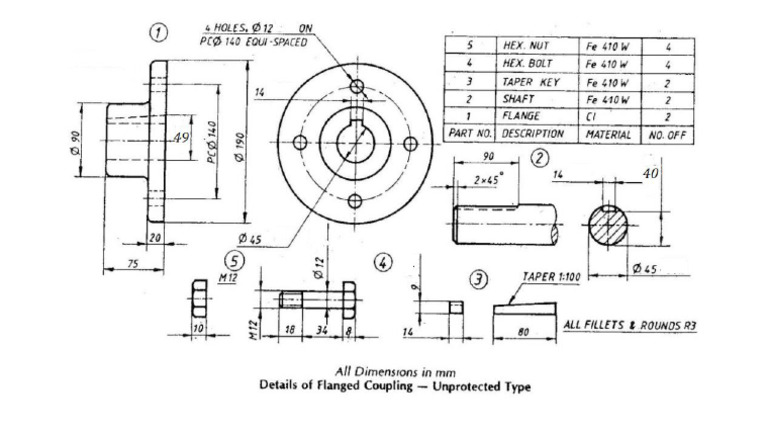 Flange Coupling | PDF
