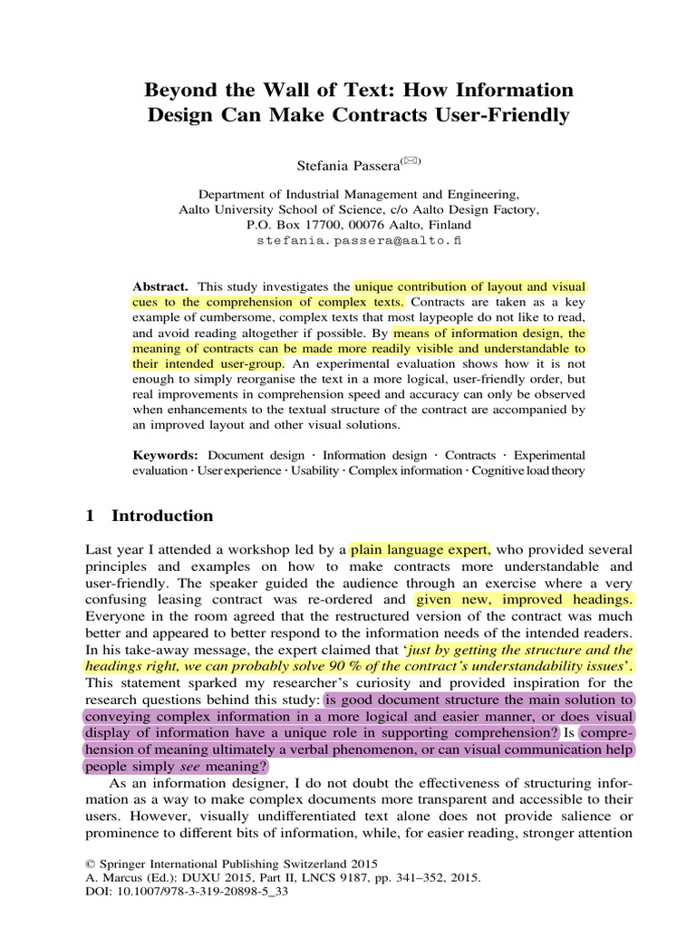 Beyond The Wall of Text | PDF