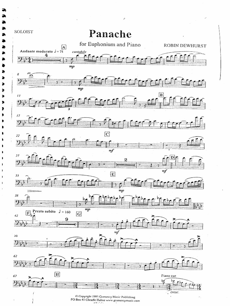 Euphonium Solo Sheet Music 2 | PDF