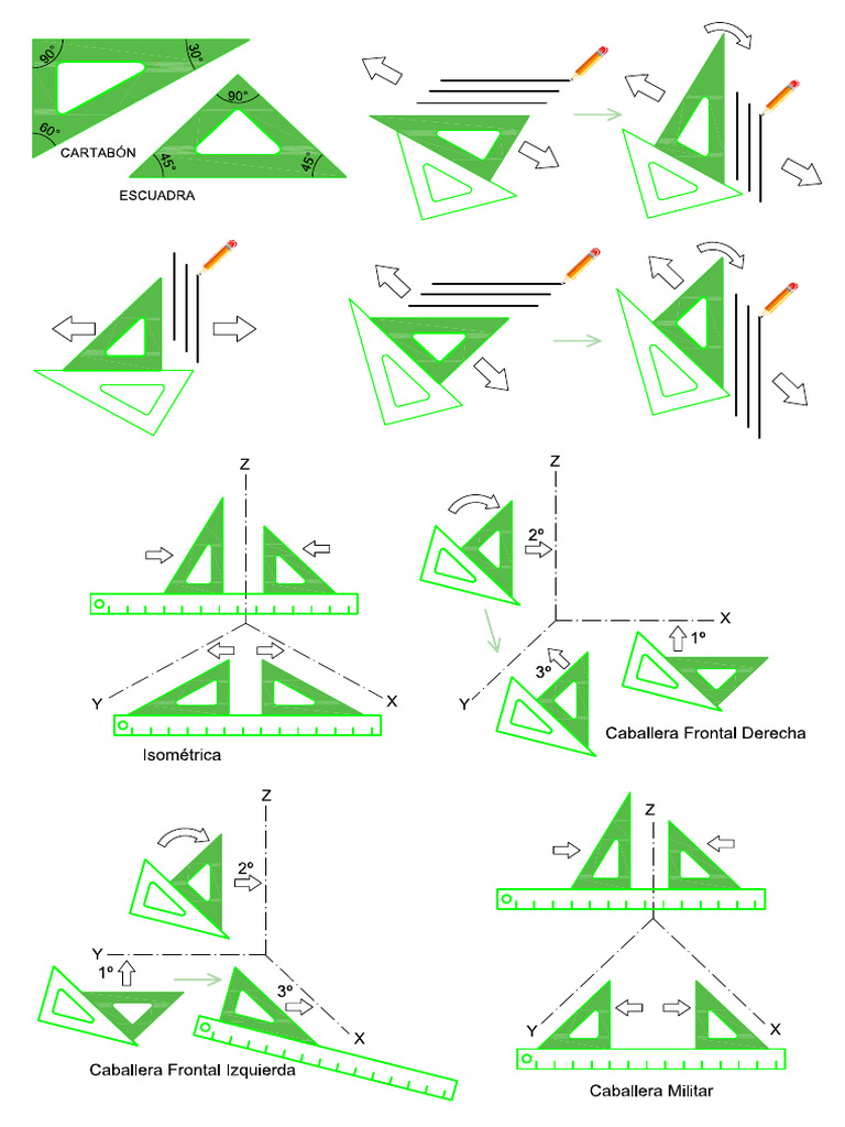 Uso de Las Escuadras | PDF