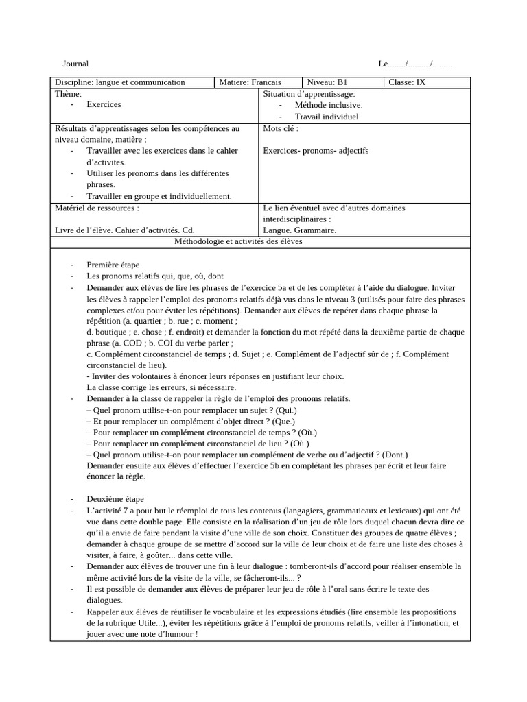 6.exercices Le Mag'4 | PDF