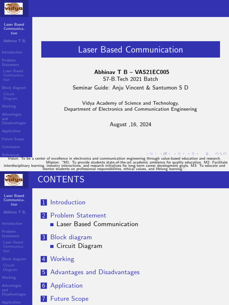 Laser Based Communication (2) | PDF