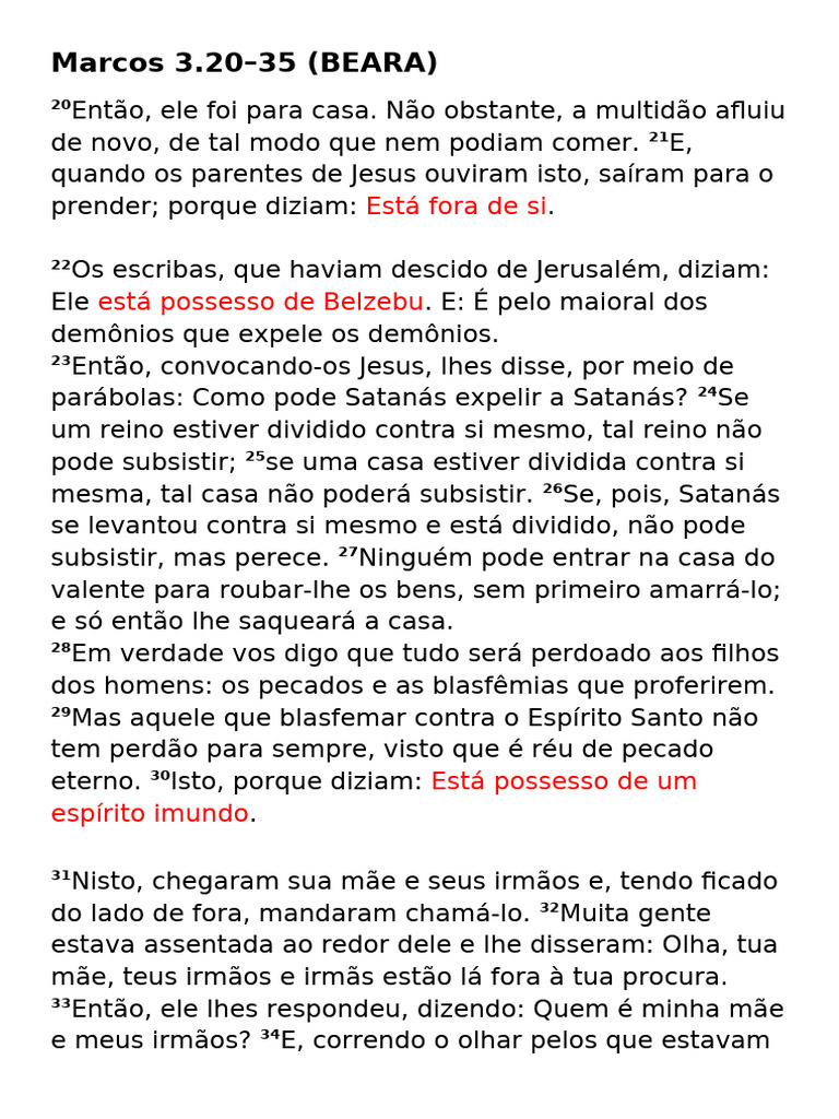 Dois Tipos de Incredulidade | PDF | Jesus | Religião e Espiritualidade