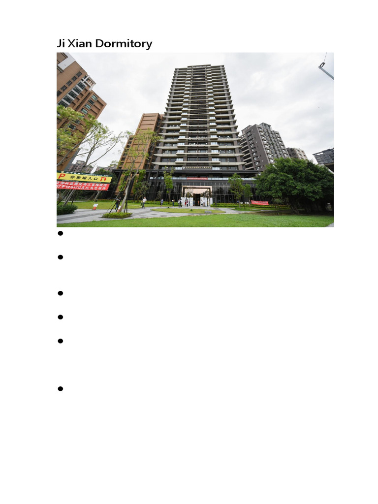 (IBT) 2 Ji Xian Dormitory (Ky Tuc Xa) | PDF