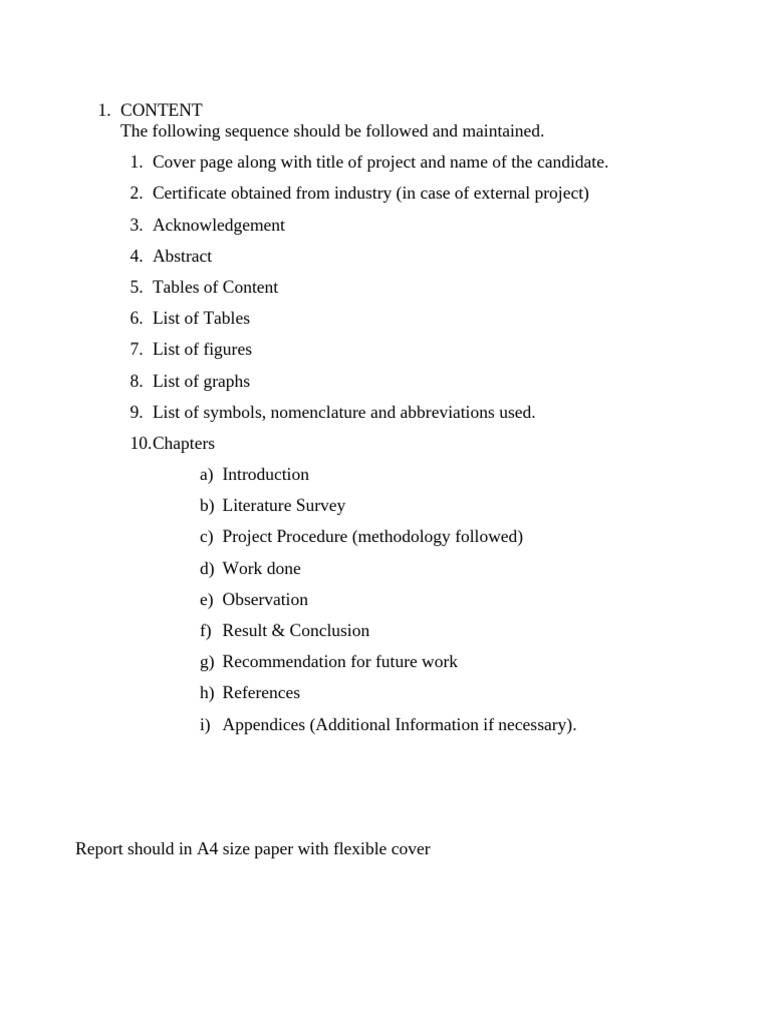 Project Exhibition 2 PROJECT FORMAT | PDF
