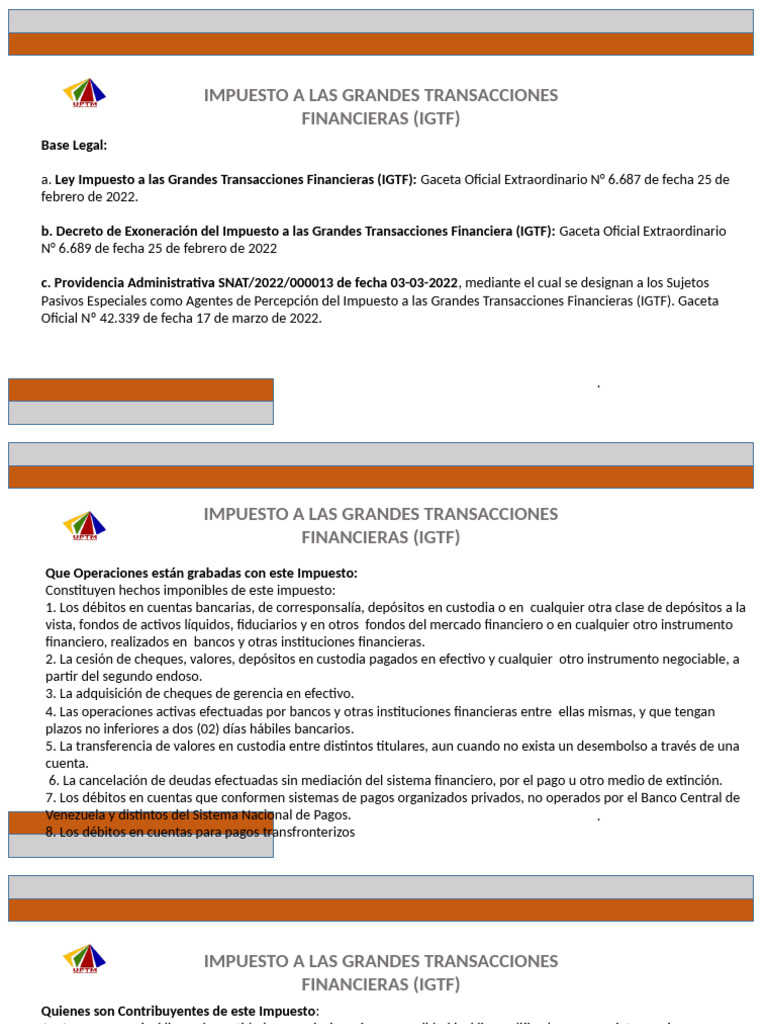 Presentacion IGTF | PDF