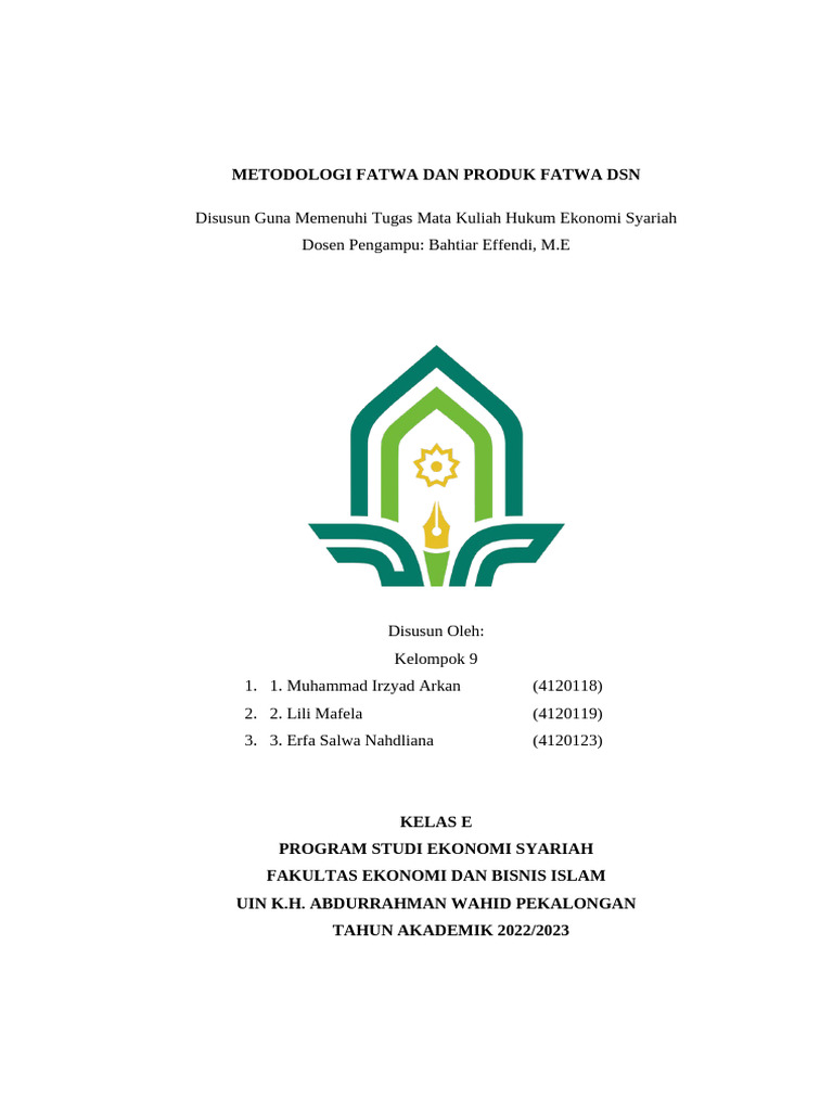 Metodologi dan Produk Fatwa DSN | PDF | Fatwa | Sharia