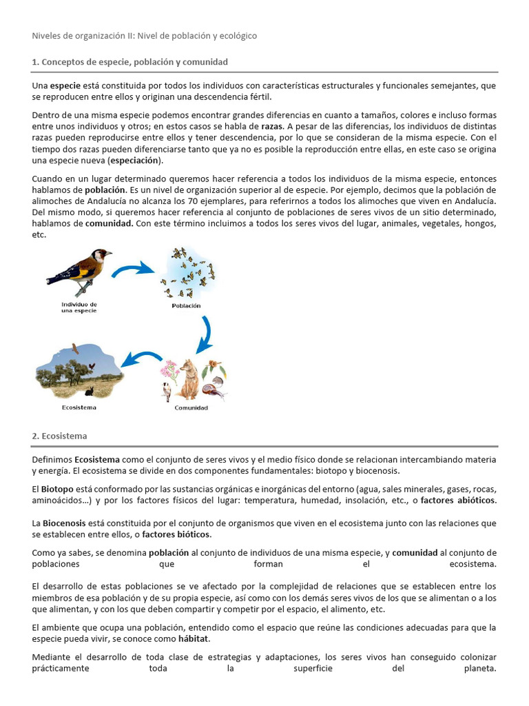 Bloque 2, Tema 3 biología | PDF