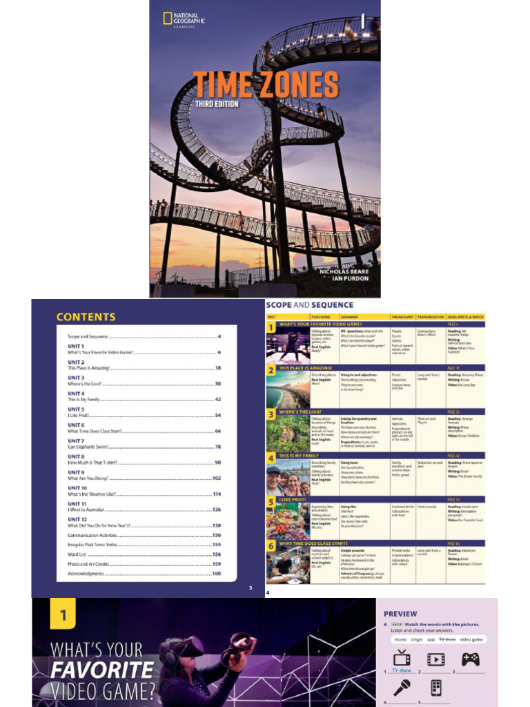 Times Zones 1 - Units 1-6 | PDF