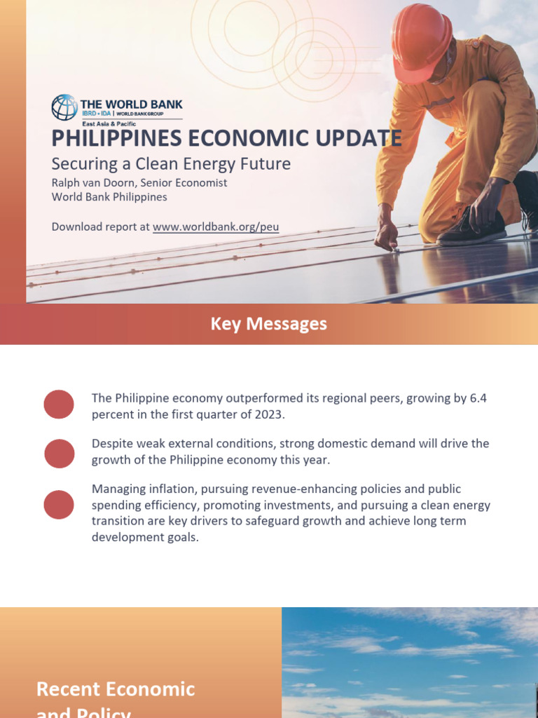 World Bank Philippines Economic Update June 2023 Macro Presentation R ...