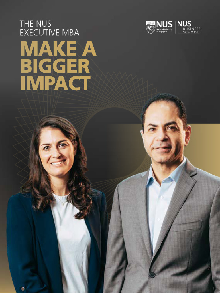 NUS EMBA Brochure 2025 | PDF