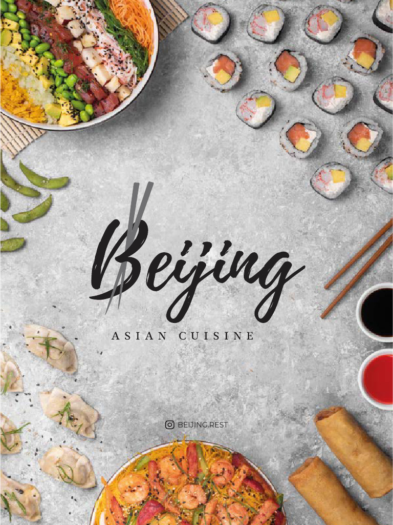 Menú Beijing Asian Cuisine Aniversario II | PDF