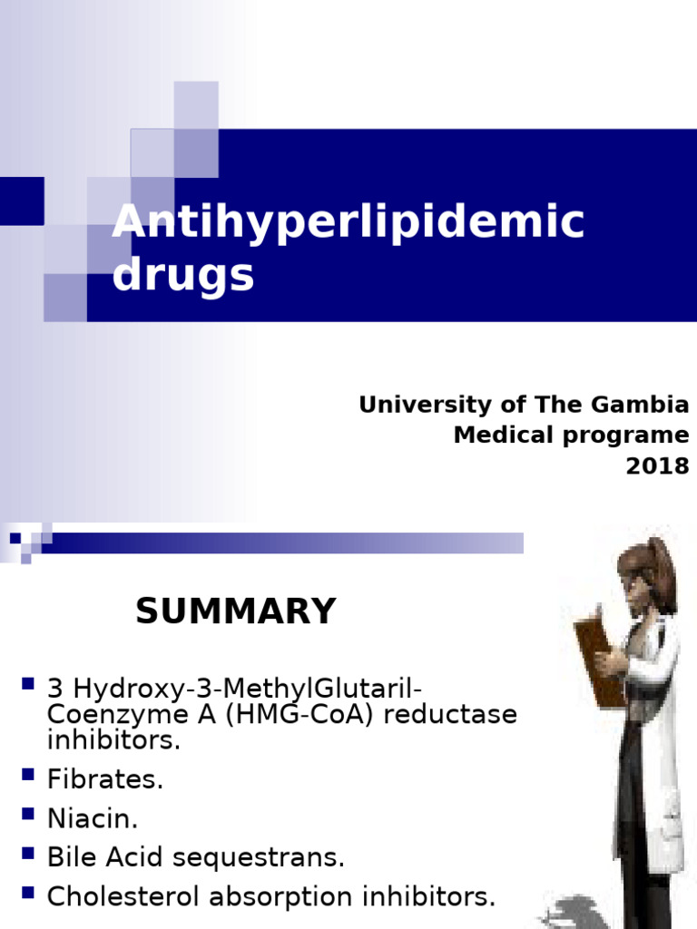 Lect 14 - Antihyperlipidemic Drugs | PDF