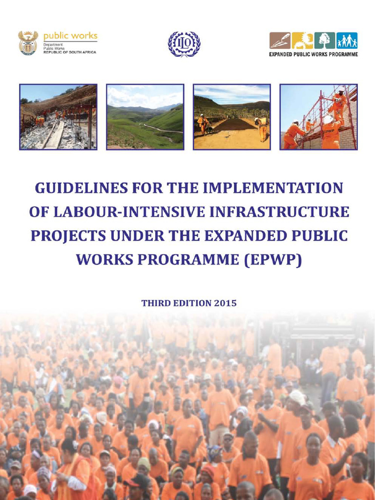 EPWP Infrastructure Guidelines 3rd Edition June2015 | PDF