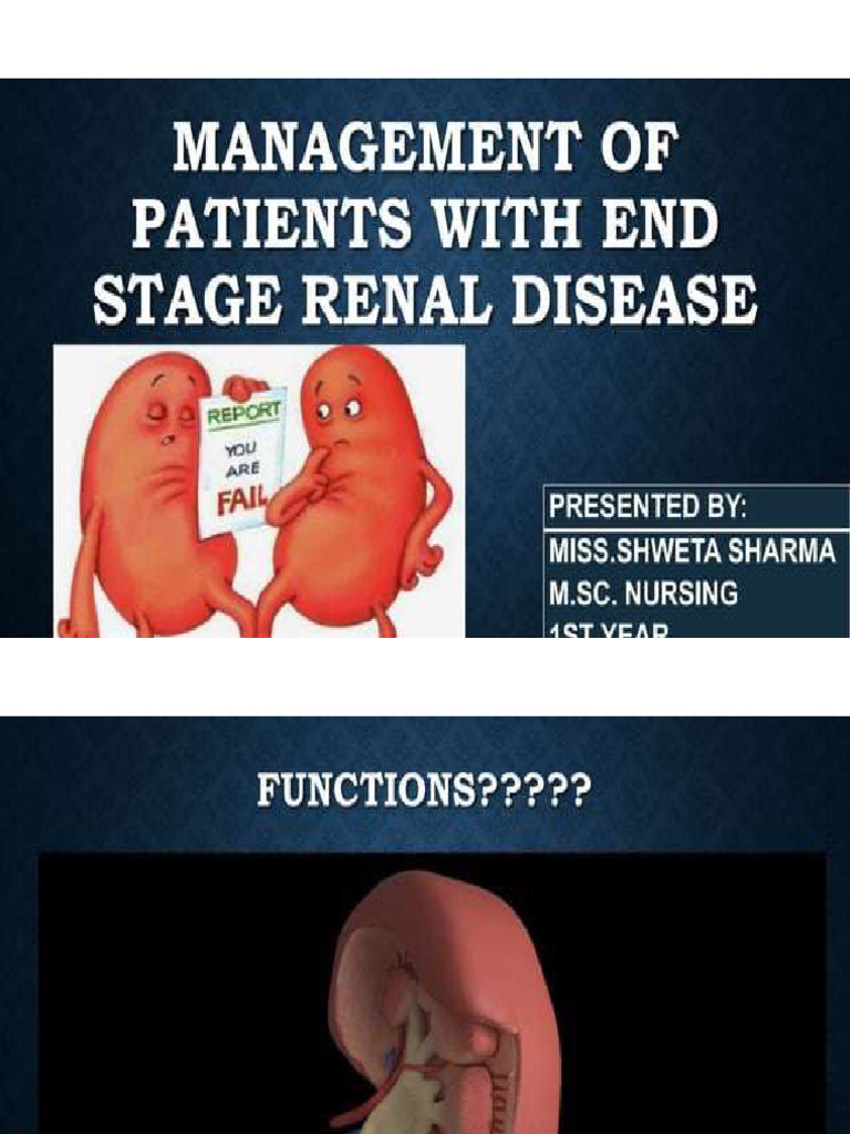 ESRD | PDF