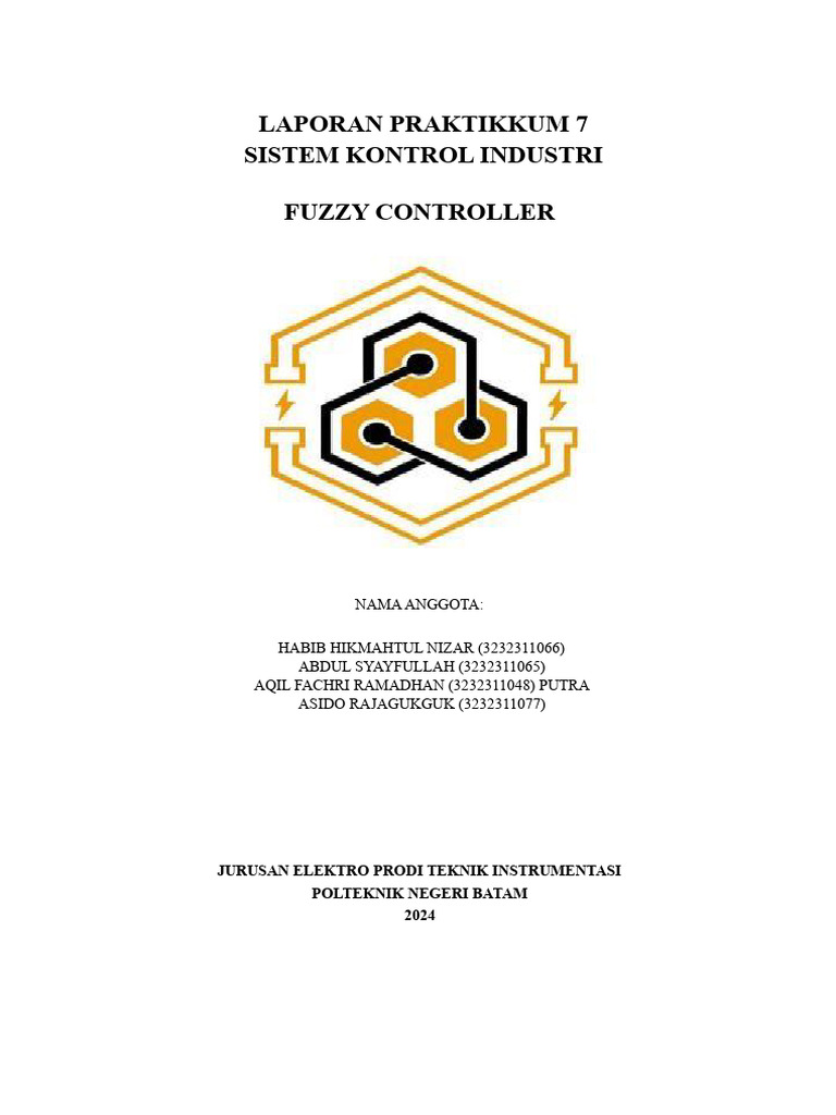 LAPORAN Praktikum 7 Fuzzy Controller | PDF | Fuzzy Logic | Control Theory