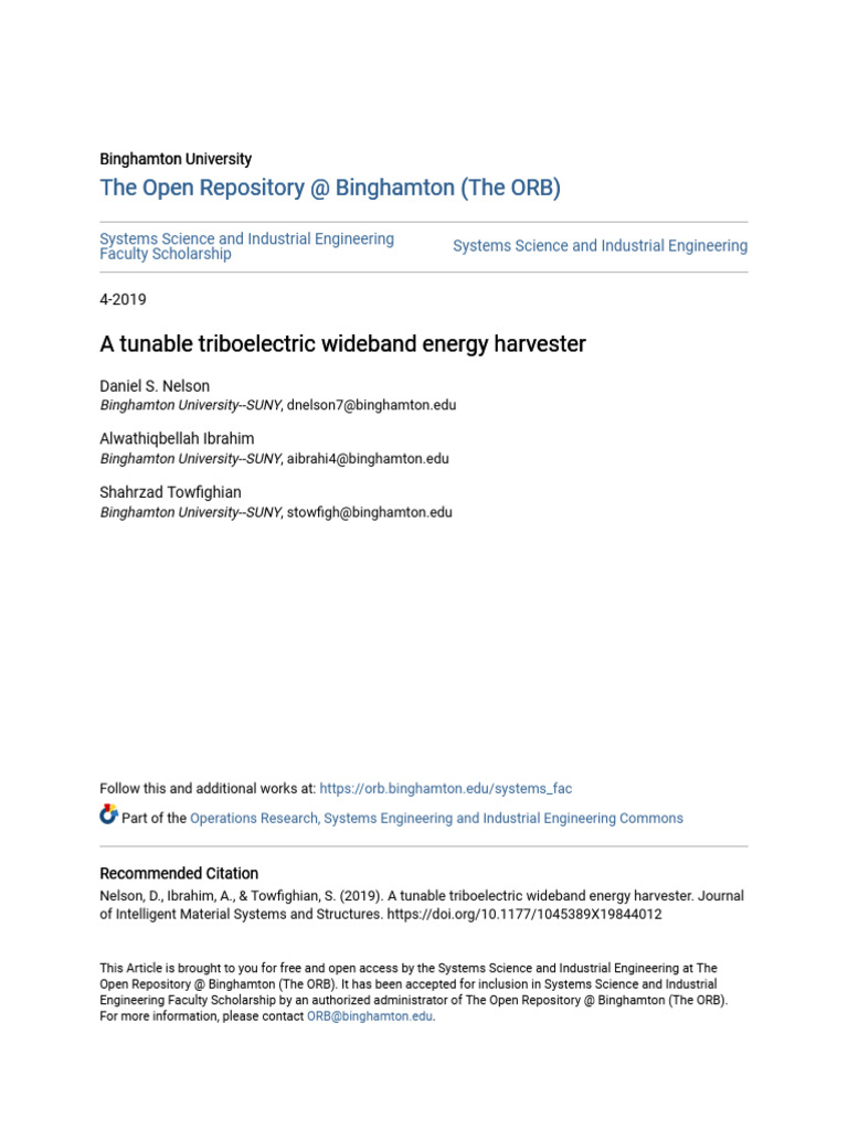 The Open Repository at Binghamton (The ORB) The Open Repository at Binghamton (The ORB) | PDF