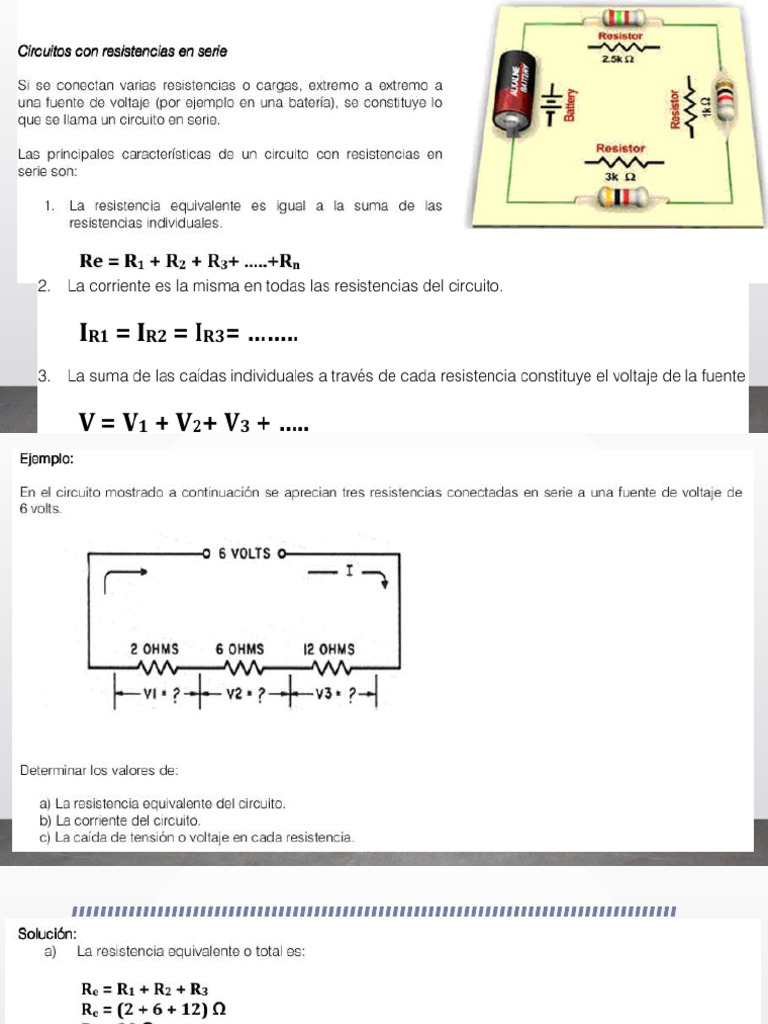 Circuitos en Serie y Paralelo | PDF