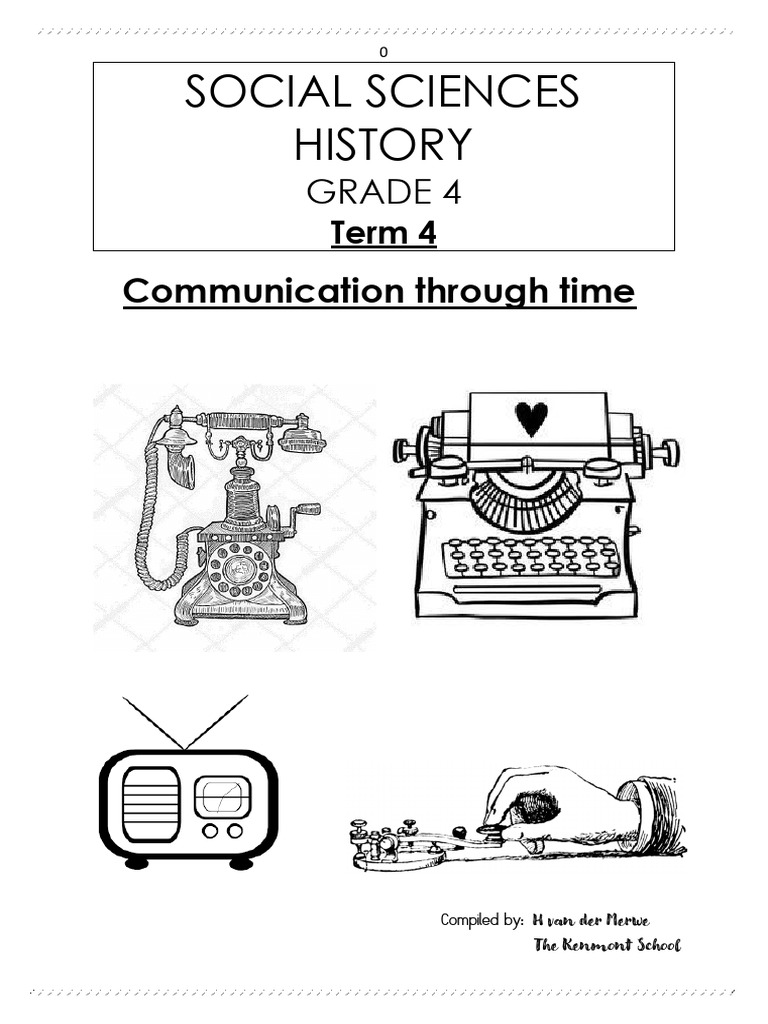 HISTORY TERM 4 Workbook Grade 4 2021 | PDF
